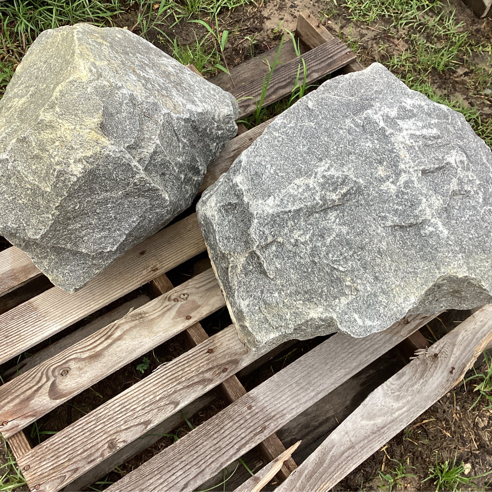 Rip Rap Boulders Pallets | Alex Pinestraw & Mulch, LLC