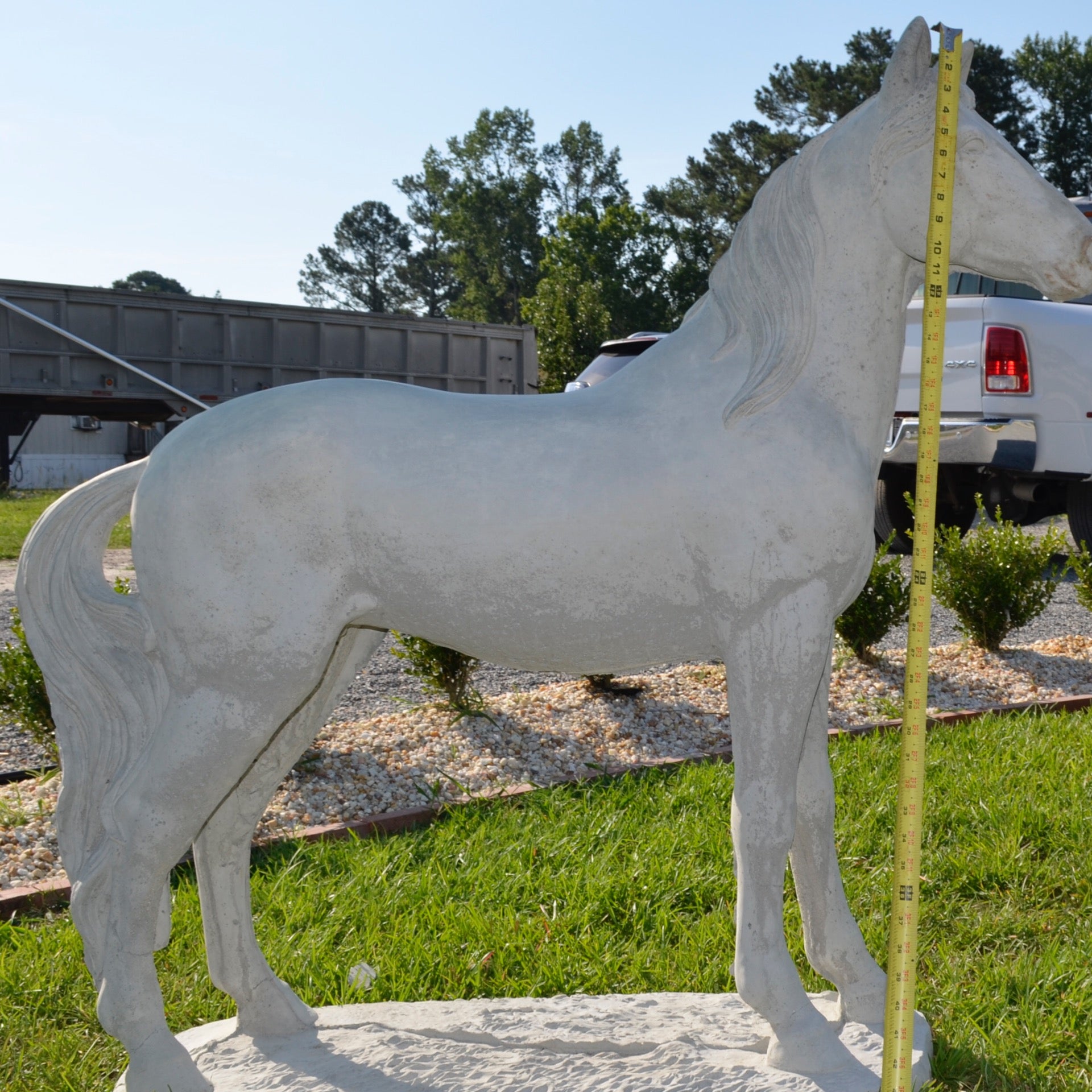 Horse Medium Statue | Alex Pinestraw & Mulch, LLC