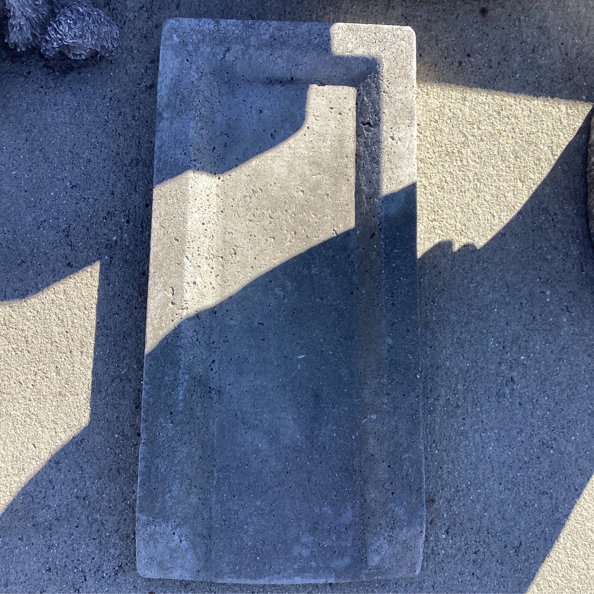 Concrete Splash Block | Alex Pinestraw & Mulch, LLC