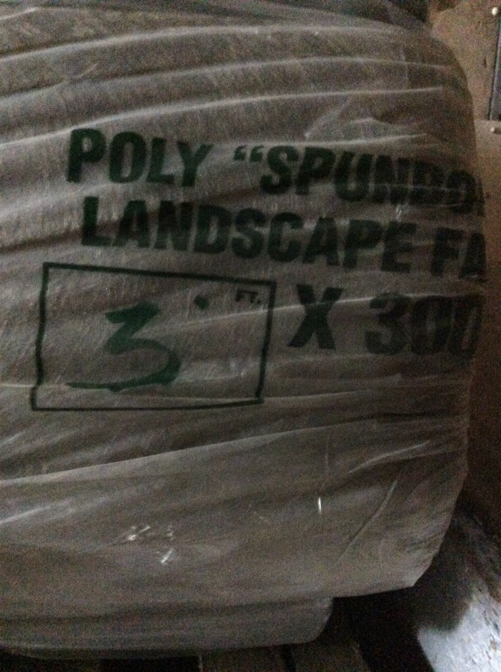 3' x 300' Fabric Landscaping Paper | Alex Pinestraw & Mulch, LLC