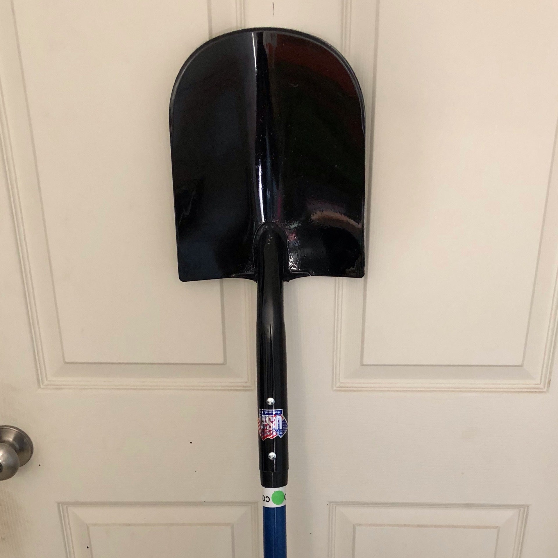 10” Cap Rock Blade 2.5 Inch 48” Solid Core Handle Blue | Alex Pinestraw ...