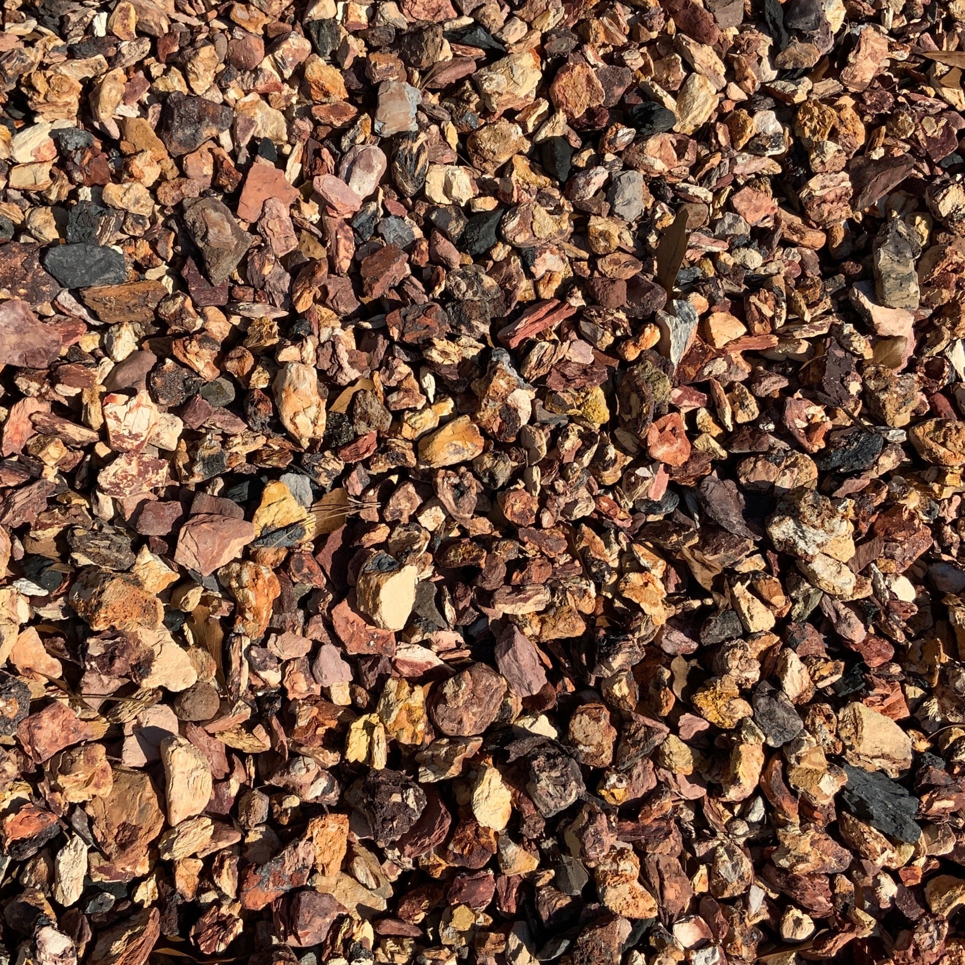 Sunset River Rock Mix Pallets | Alex Pinestraw & Mulch, LLC