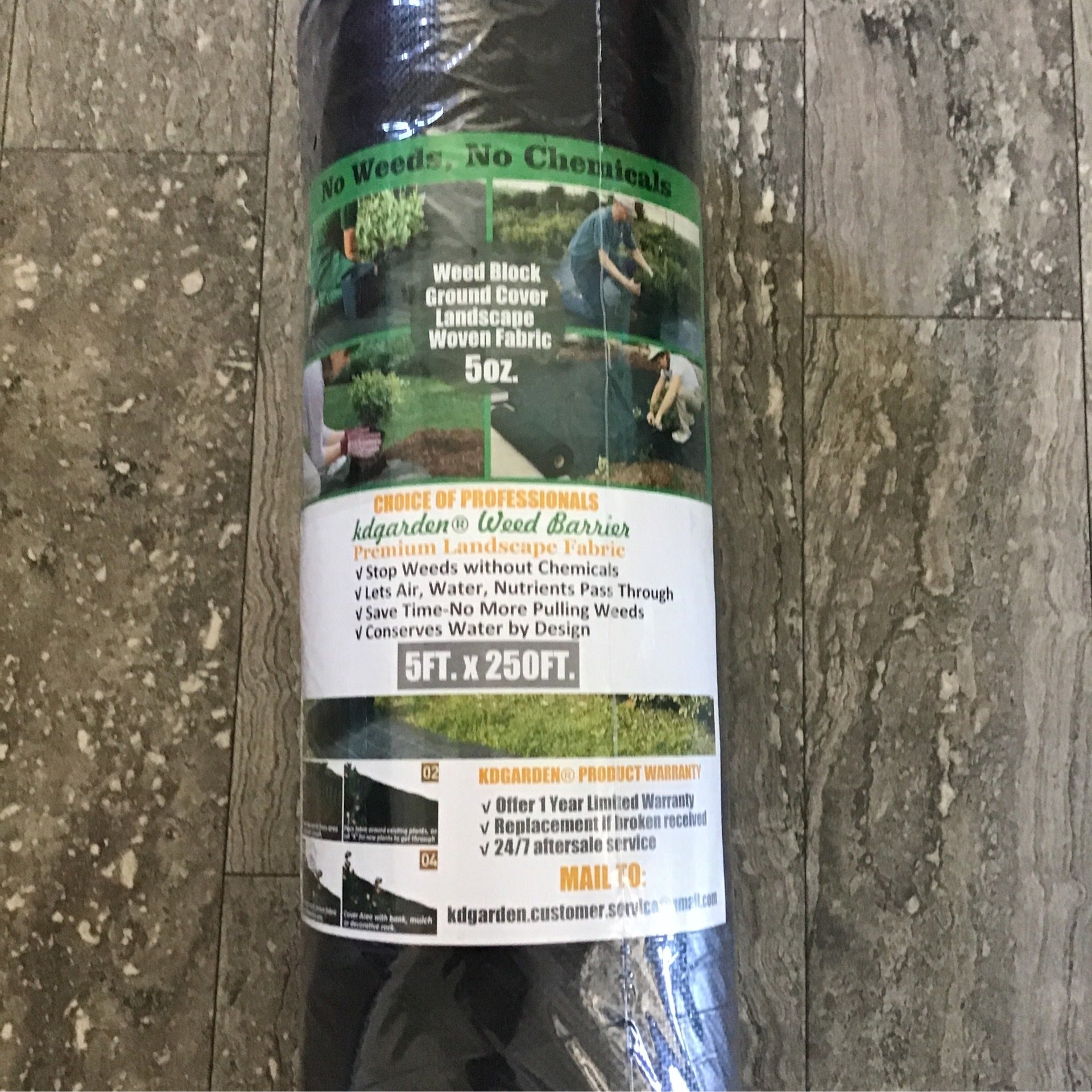 5’ x 250’ Fabric Paper Landscaping | Alex Pinestraw & Mulch, LLC