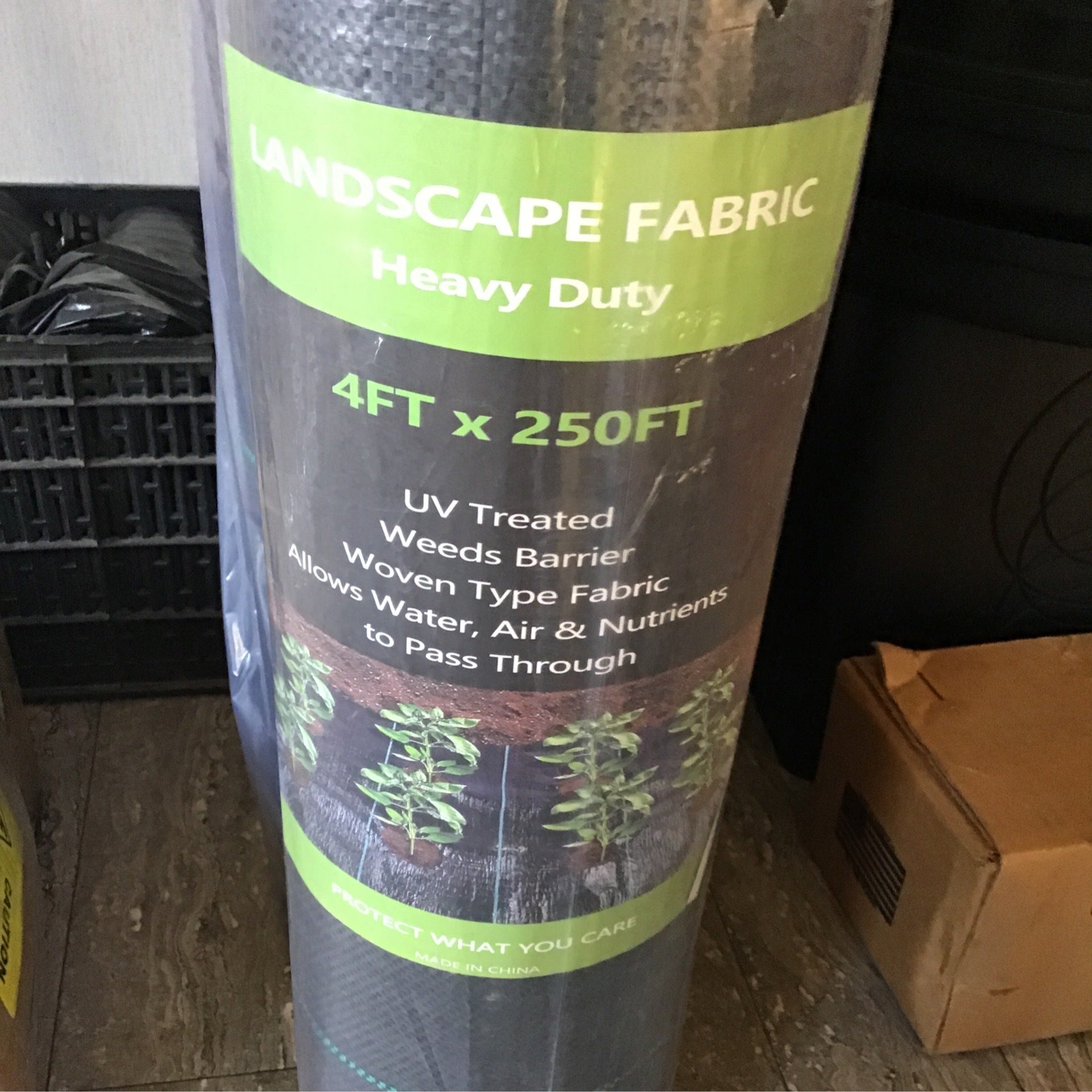 2” x 250’ Fabric Landscaping Paper | Alex Pinestraw & Mulch, LLC